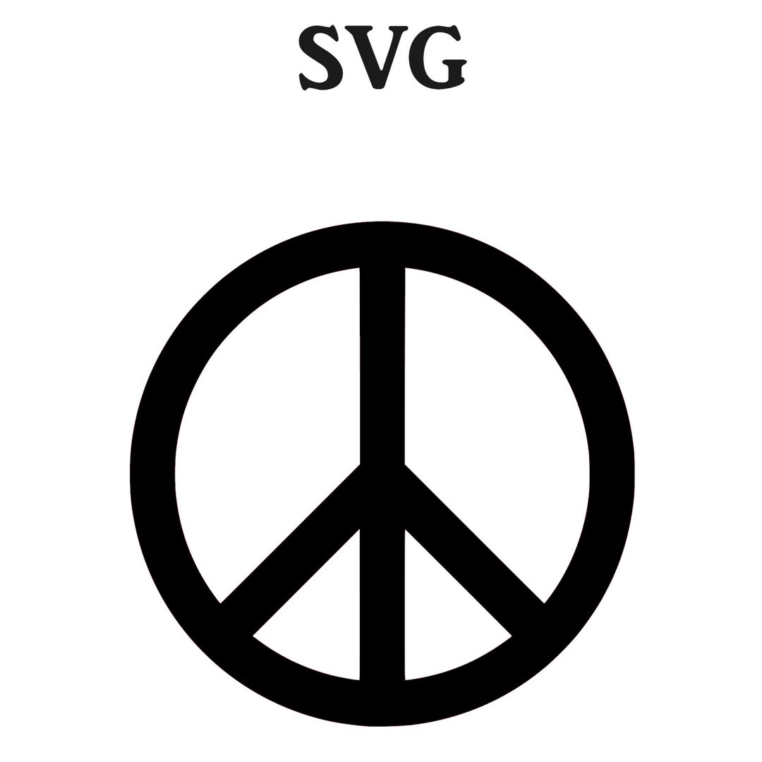 Peace Sign Svg, Peace Svg, Peace Love Svg, Hippie Svg, Love Svg, Peace ...