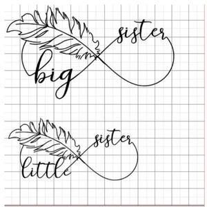 Infinity SVG, Sisters Svg, Feather Svg, Love Svg, Family Svg, Best ...