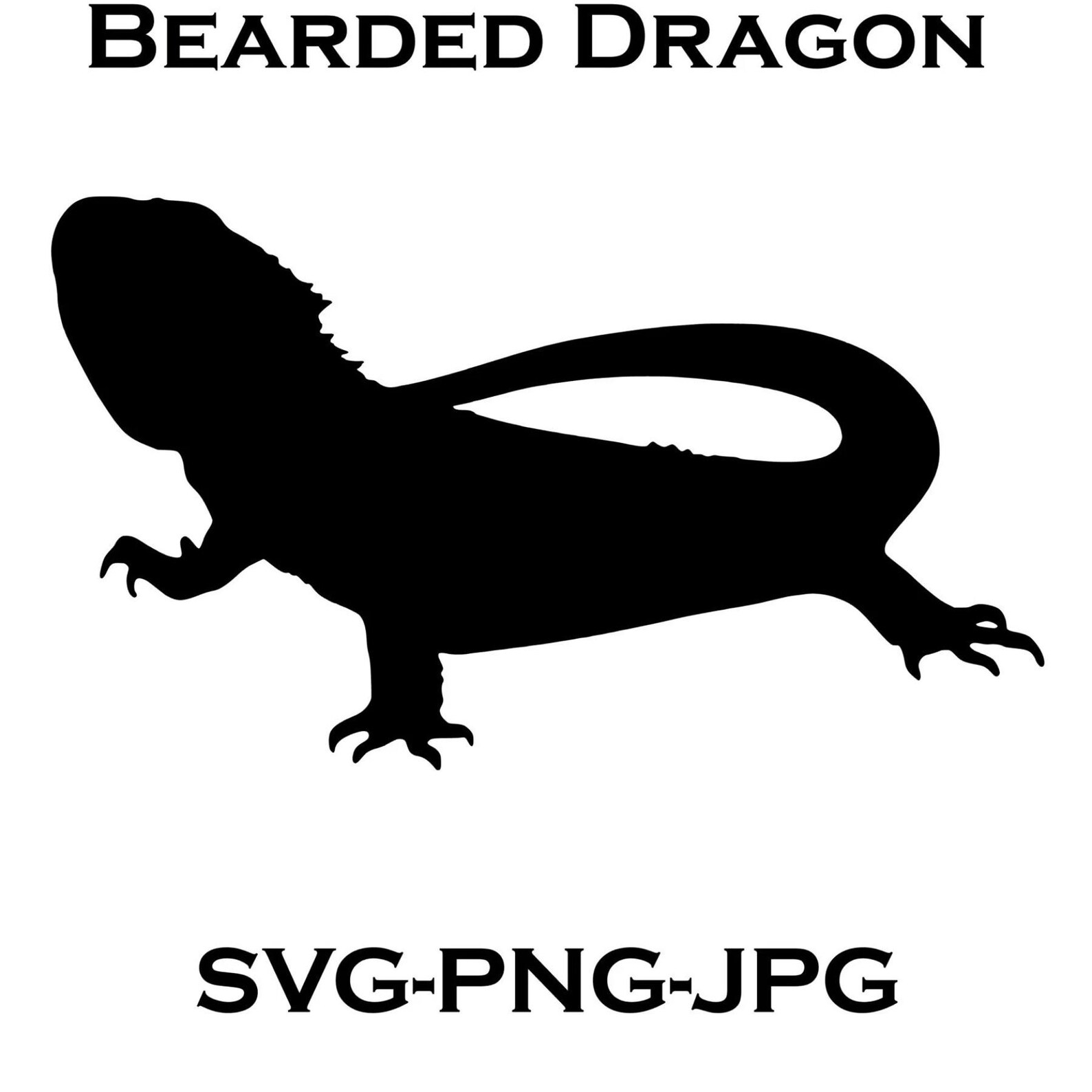 Bearded Dragon, Bearded Dragon Cricut, Beardie, Bearded Dragon SVG, Svg ...