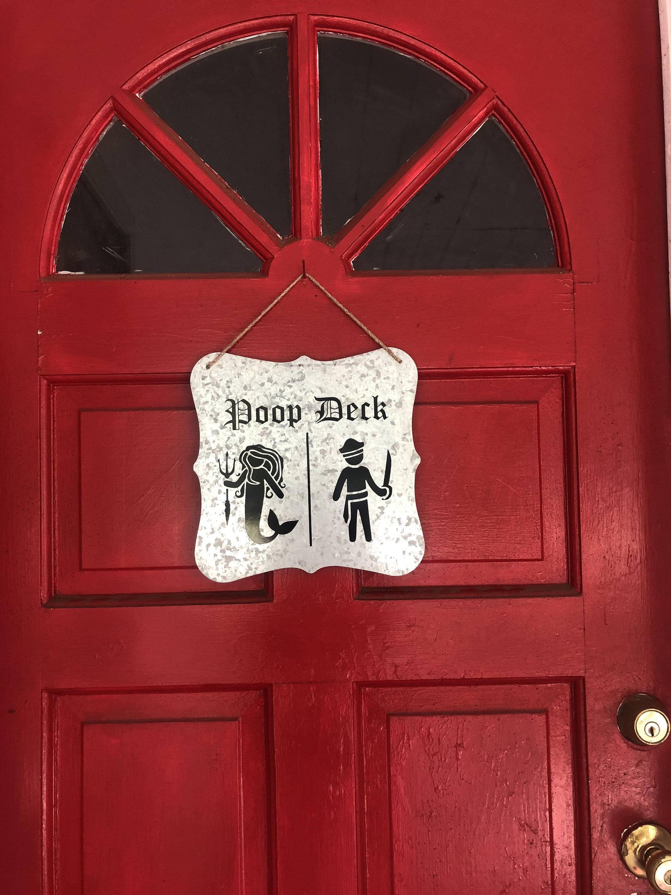 Pirate Poop Deck Sign