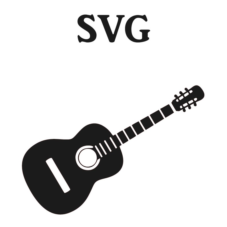 Guitar SVG File SVG Files for Cricut Svg Files for - Etsy