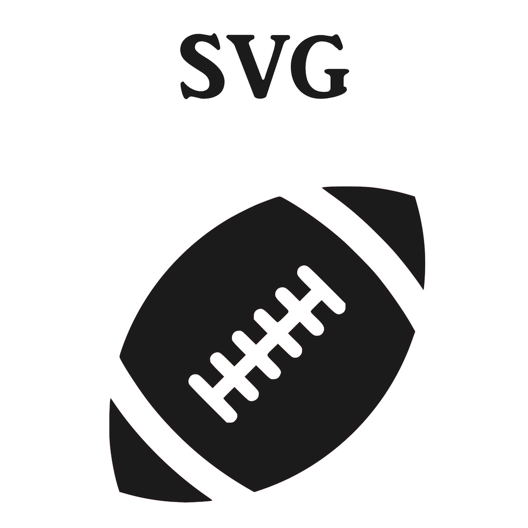 Football SVG File, SVG Files for Cricut, Svg Files for Silhouette ...