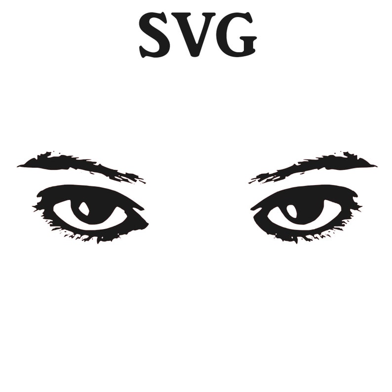 Eyes SVG File SVG Files for Cricut Svg Files for Silhouette - Etsy
