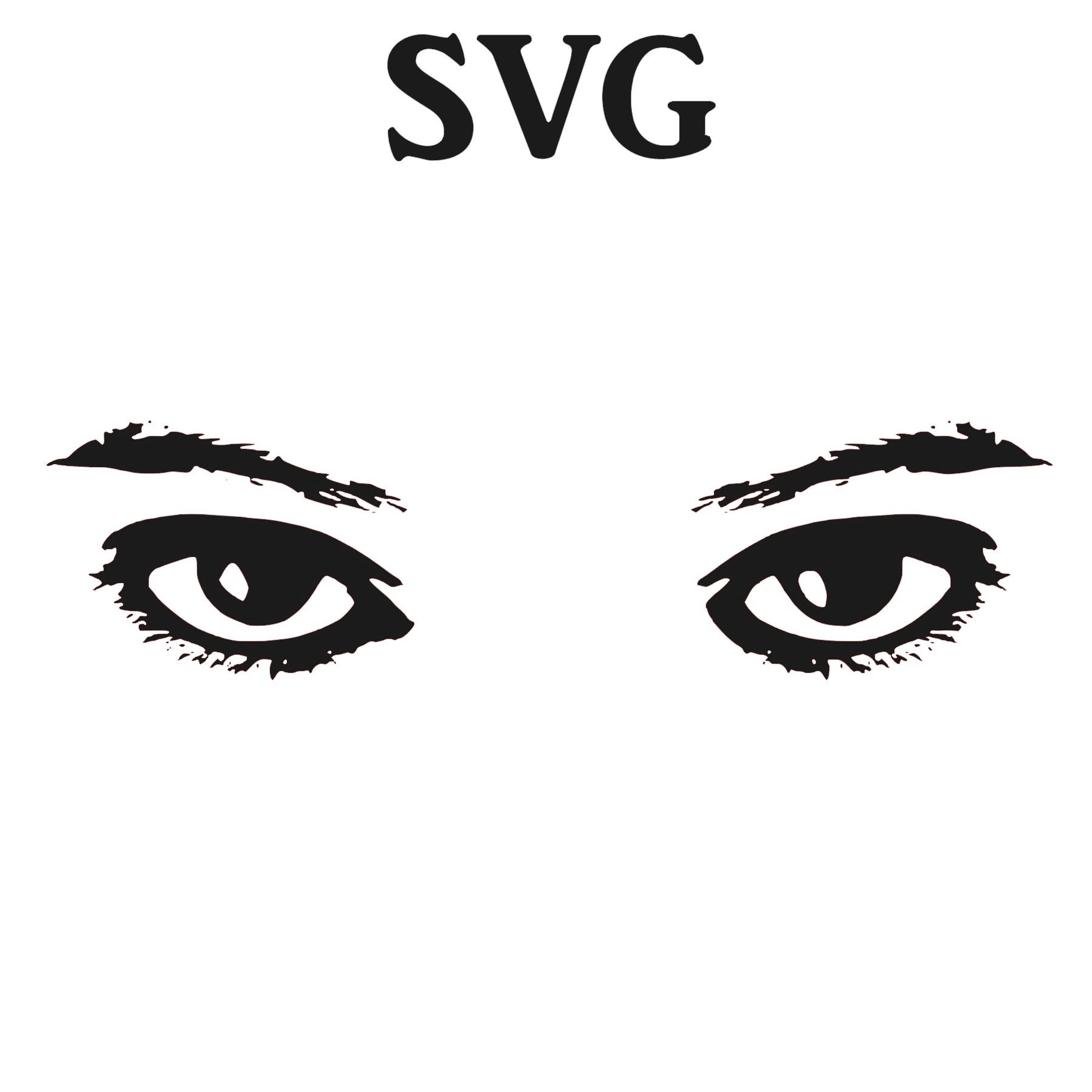 Eyes SVG file SVG files for Cricut Svg files for Silhouette | Etsy