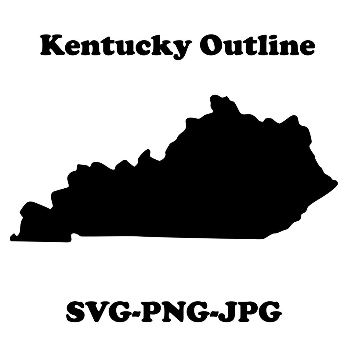 Kentucky Svg, Kentucky, Kentucky Outline Svg, Kentucky State Svg, State ...