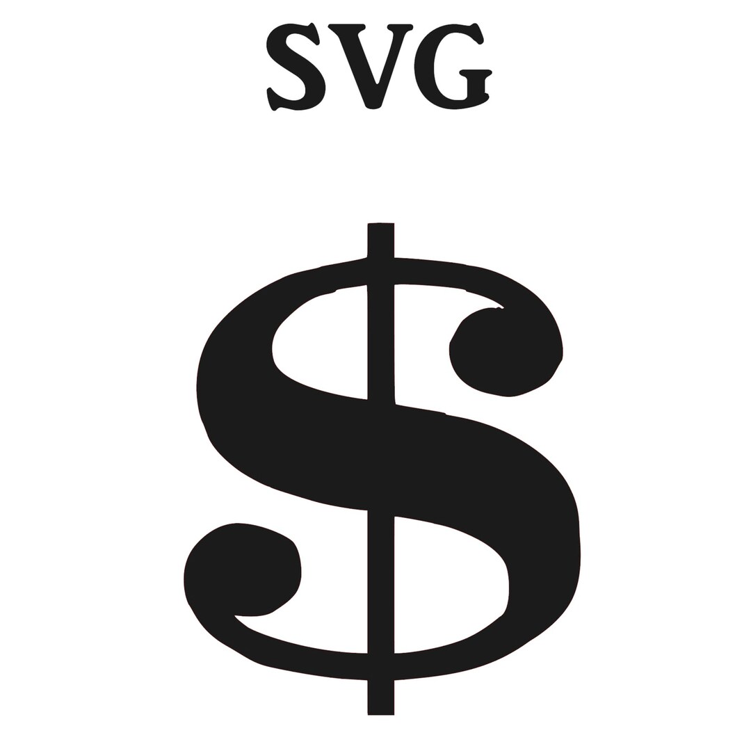 Money SVG File, SVG Files for Cricut, Svg Files for Silhouette, Digital ...