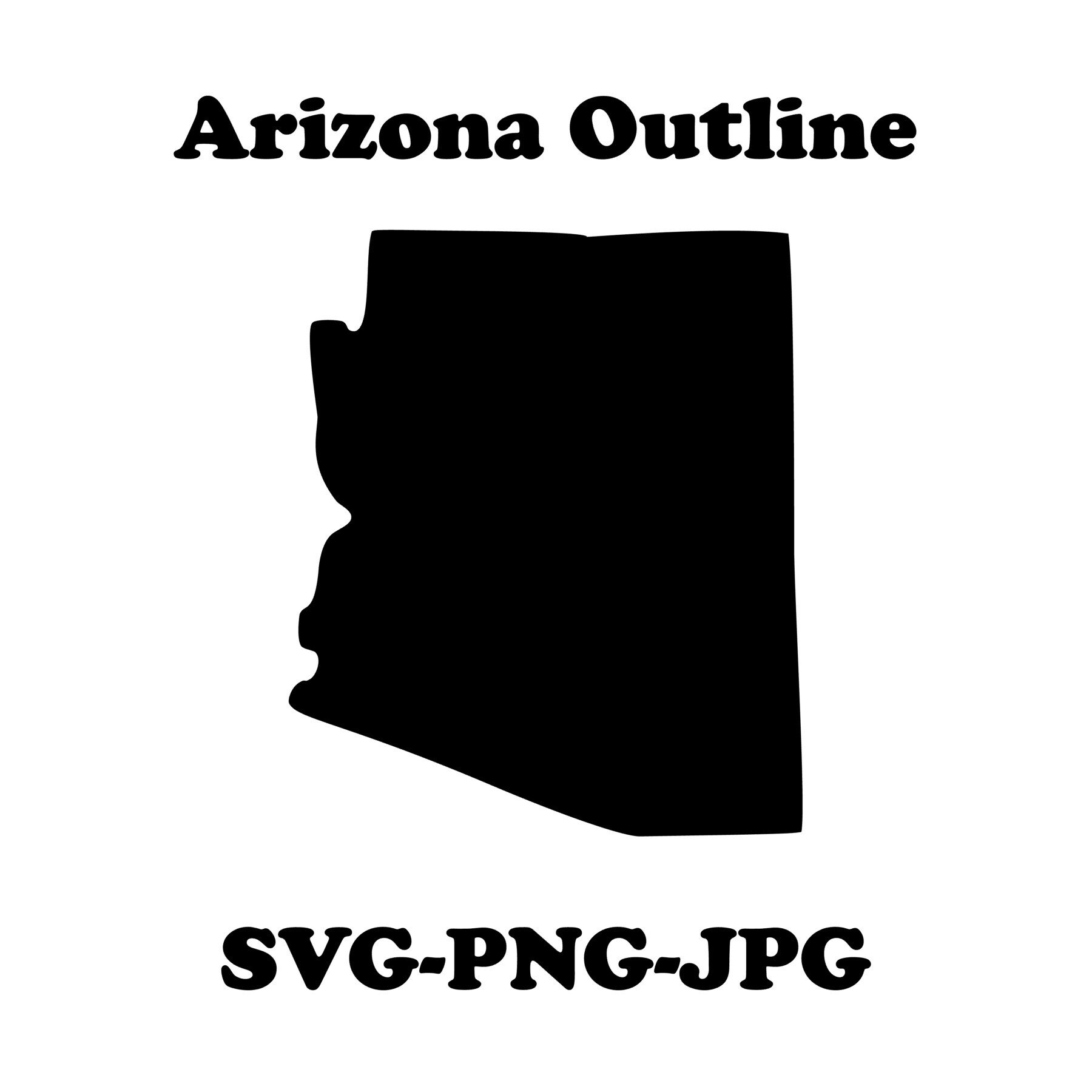 Arizona SVG, Arizona, Arizona Umriss SVG, Arizona Zustand, Bundesstaat ...