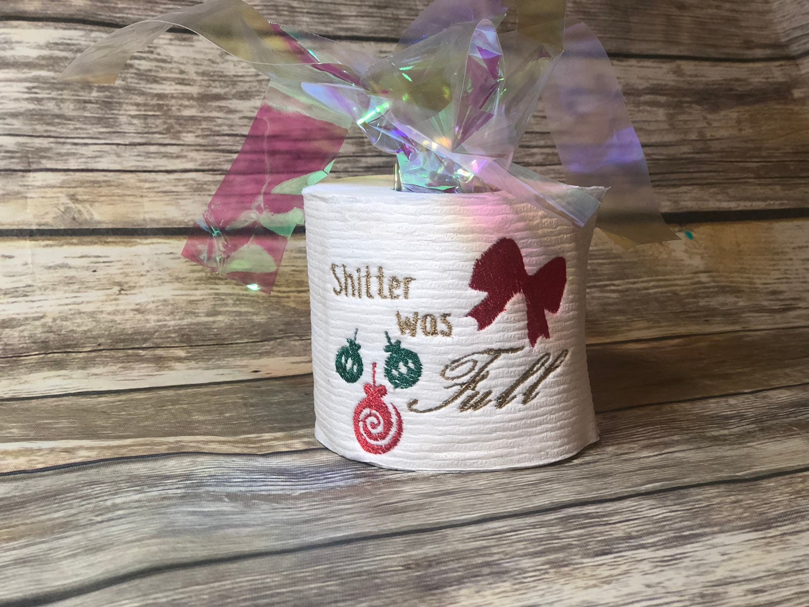 Toilet Paper Embroidery Custom Toilet Paper Custom - Etsy