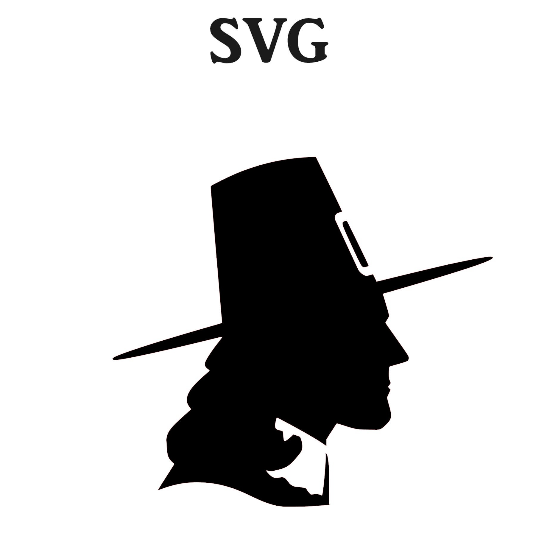 Pilgrim SVG Thanksgiving Svg Silhouette Svg Hat Svg Fall - Etsy