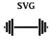 Barbell SVG File, SVG Files for Cricut, Svg Files for Silhouette ...