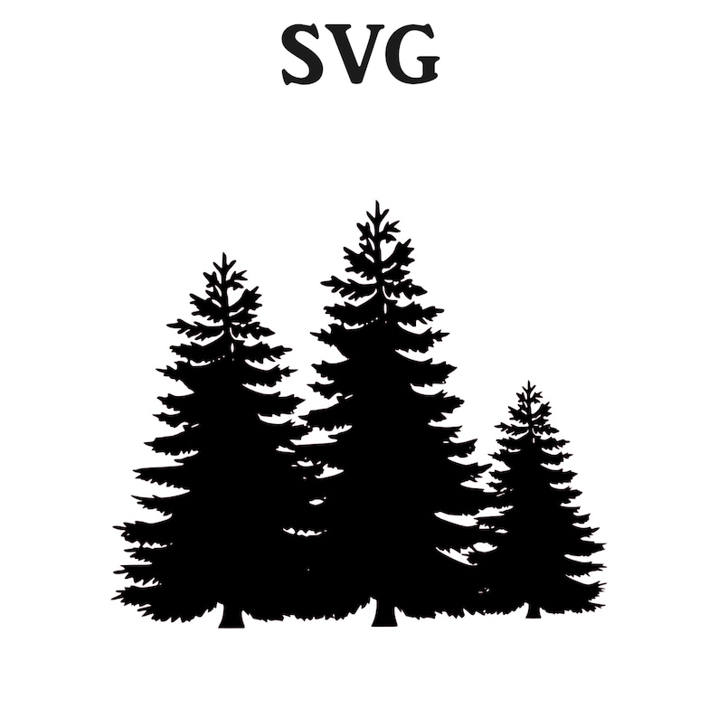 Pine Tree SVG File, SVG Files for Cricut, Svg Files for Silhouette ... Pine Tree SVG File, SVG Files for Cricut, Svg Files for Silhouette ...