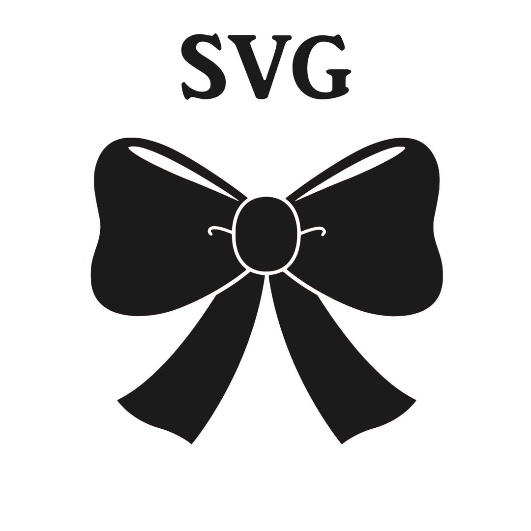 Bow SVG File, SVG Files for Cricut, Svg Files for Silhouette, Digital ...