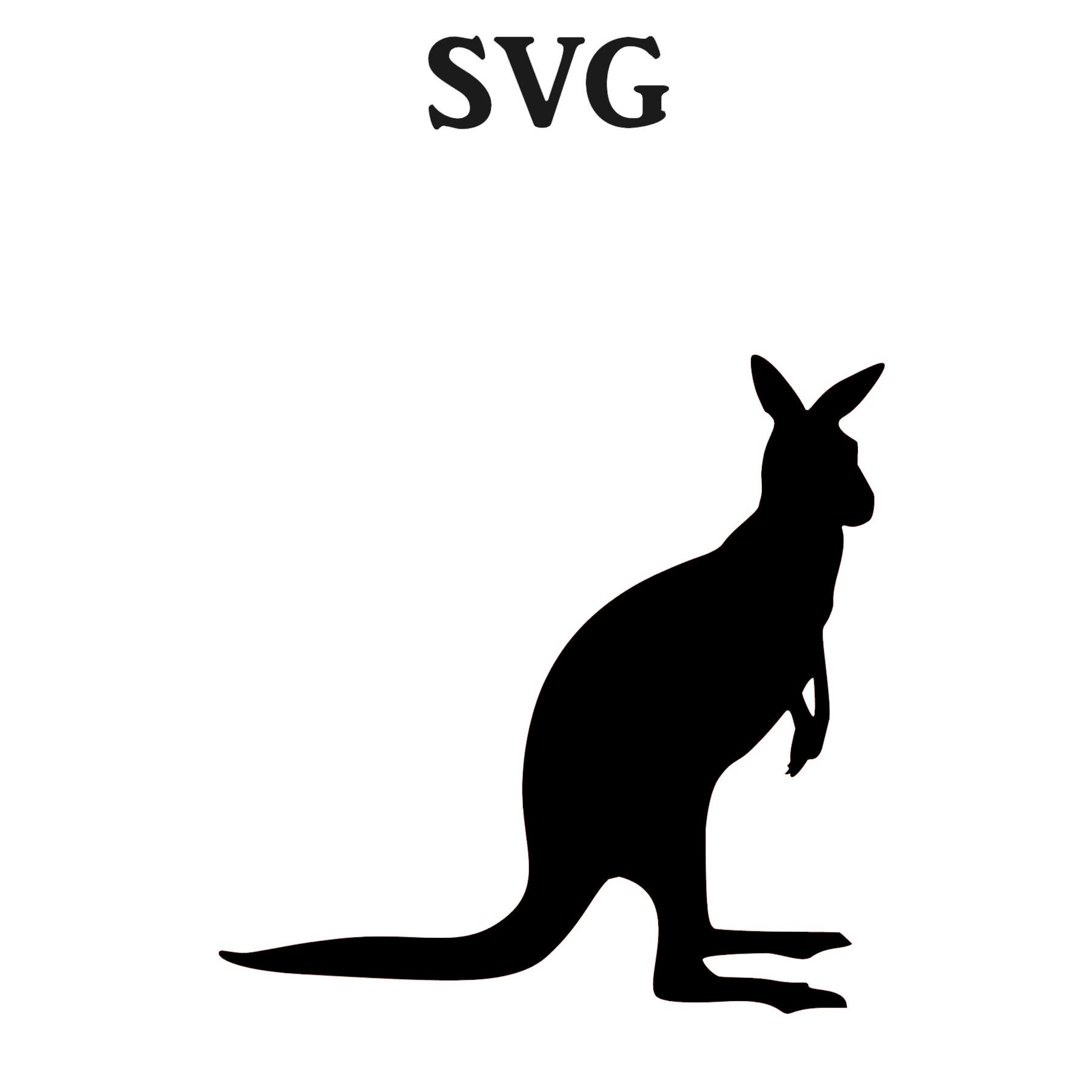 Kangaroo SVG File SVG Files for Cricut Svg Files for | Etsy