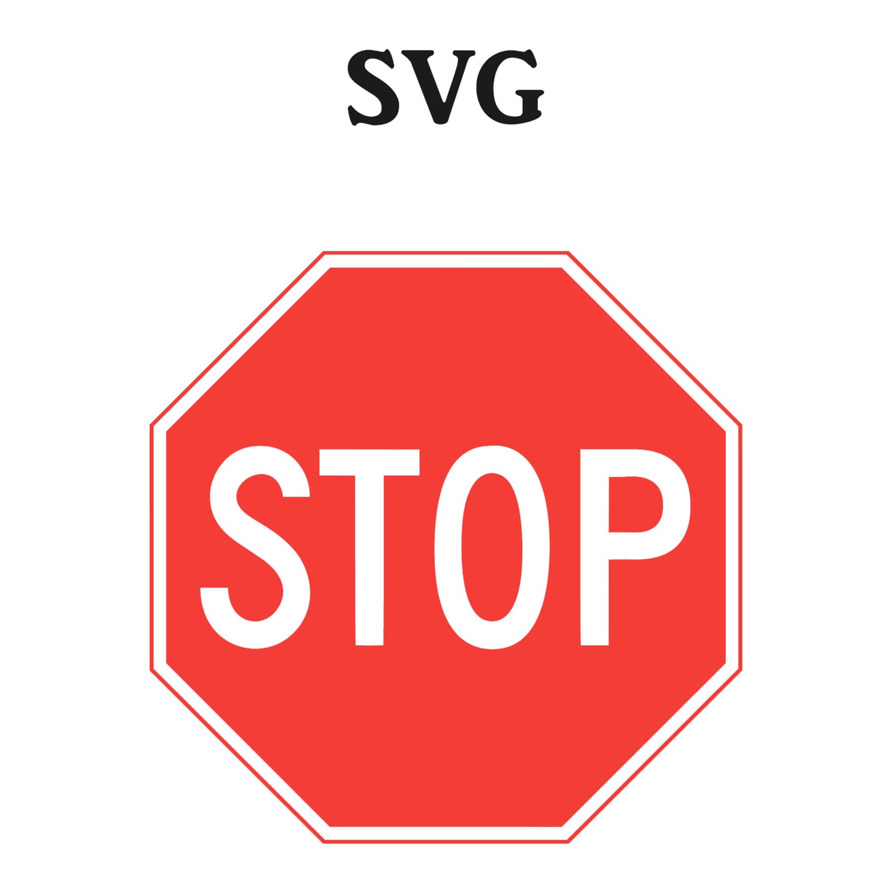 Stop Sign SVG File SVG SVG Files for Cricut Svg Files for - Etsy