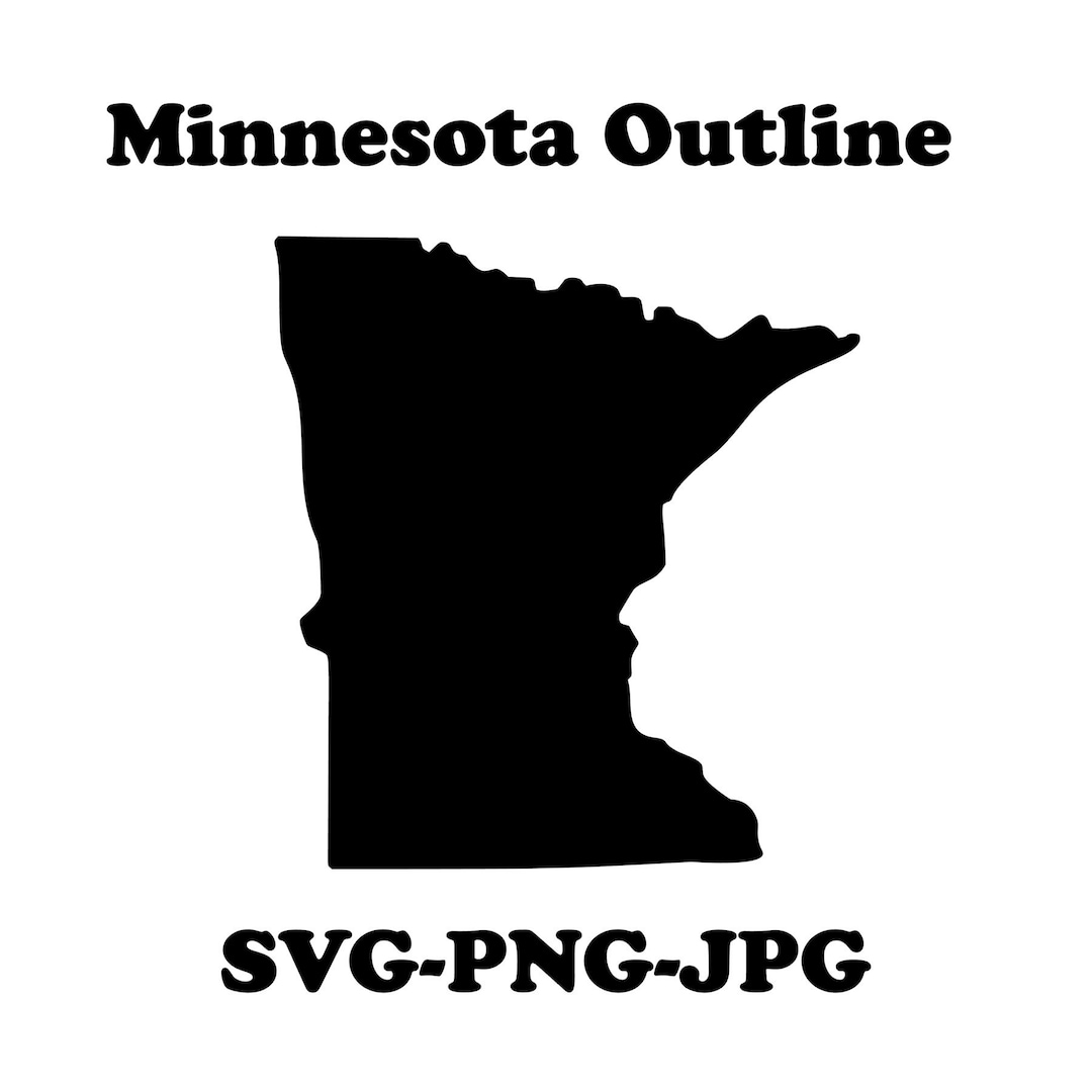 Minnesota Svg, Minnesota, Minnesota Outline Svg, Minnesota State Svg ...