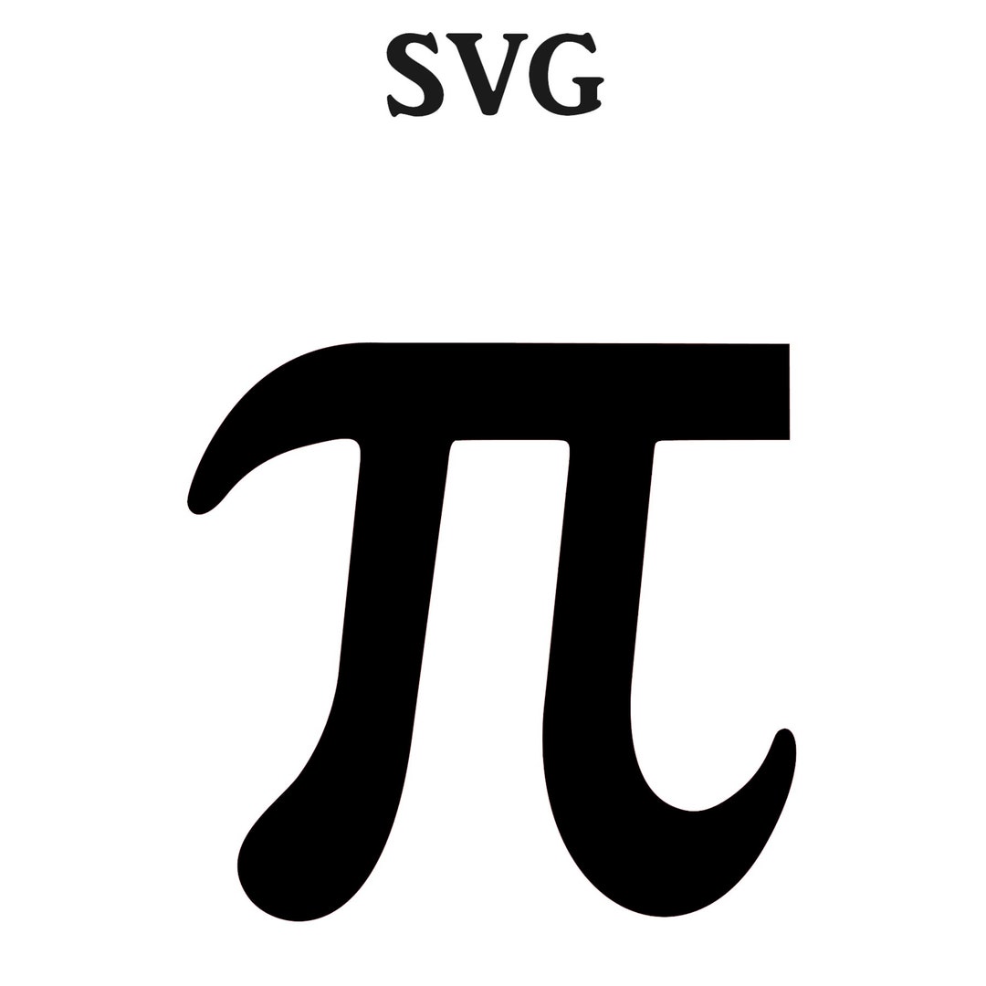Pi SVG File, SVG Files for Cricut, Svg Files for Silhouette, Digital ...