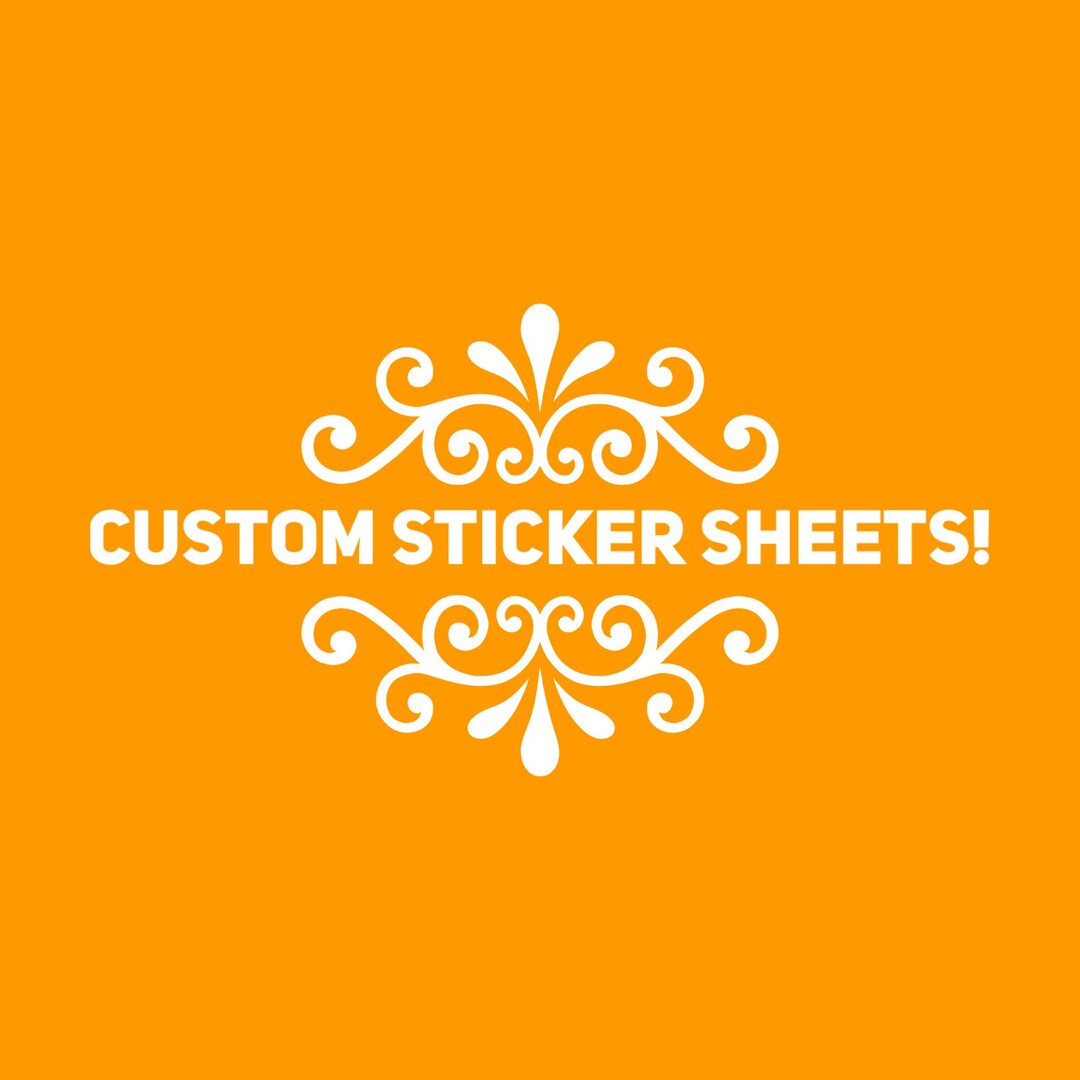 Custom Sticker Sheet, Custom Stickers, Custom Sticker Labels, Custom ...