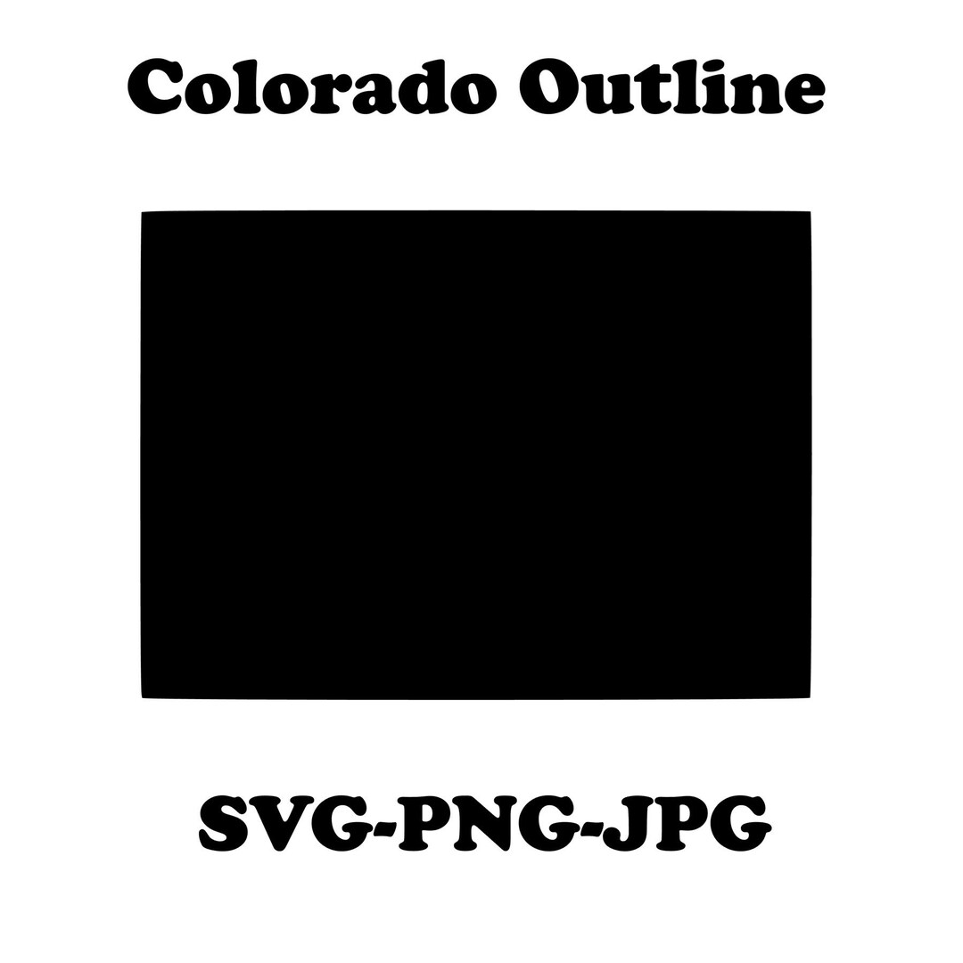 Colorade Svg, Colorado, Colorado Outline Svg, Colorado State Svg, State ...