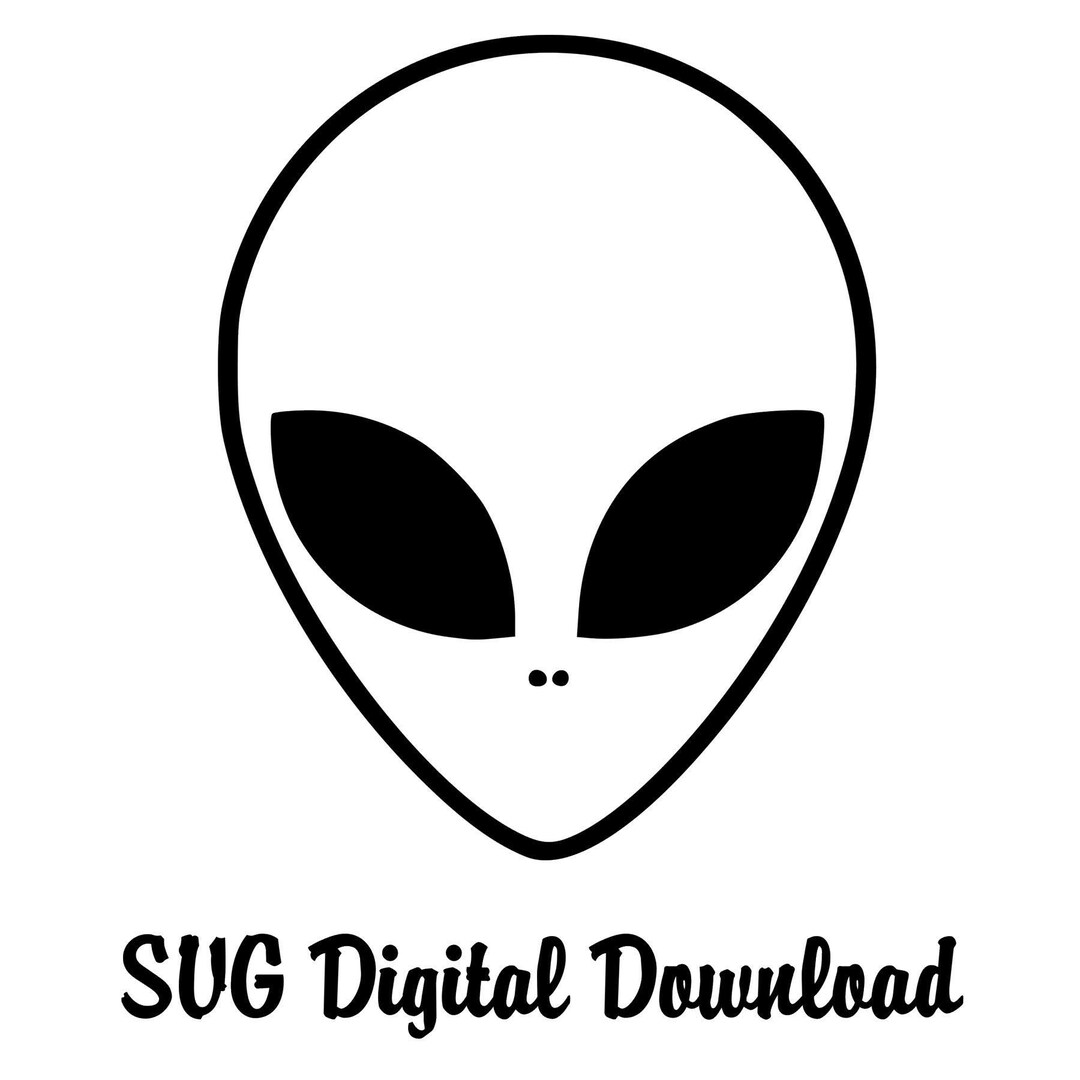 Alien SVG - Etsy
