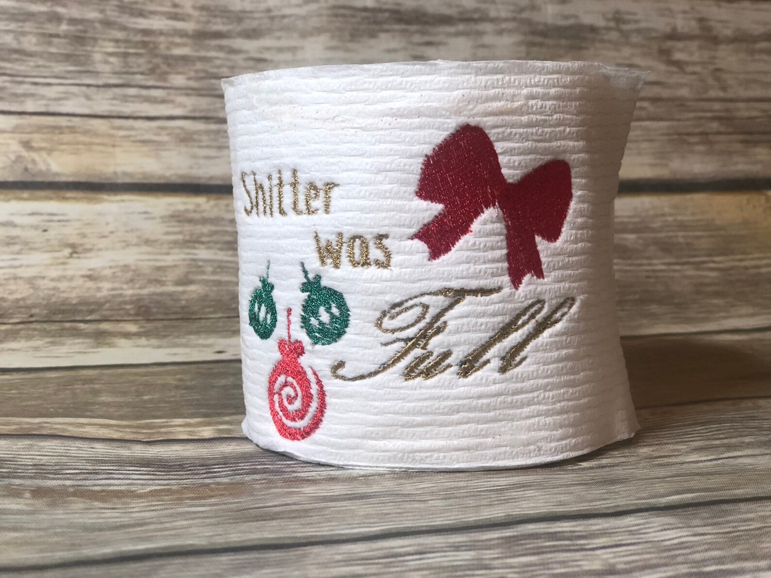 Toilet Paper Embroidery Custom Toilet Paper Custom | Etsy