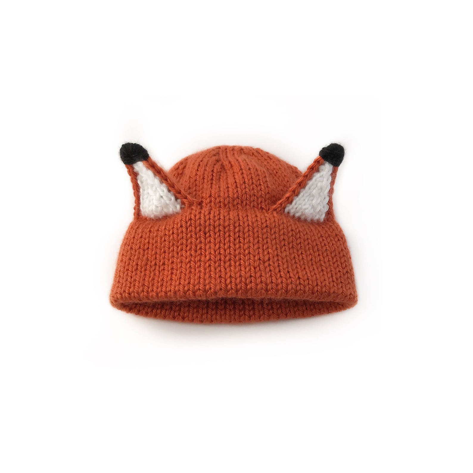 Knit Fox Hat, Crochet Fox Hat, Fox Hat, Fox Costume, Halloween Costume ...