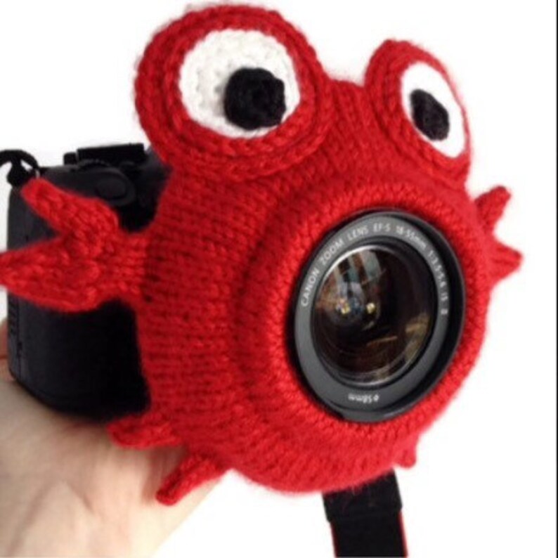 Knit Crab Camera Buddy Camera Buddies Shutter Buddy - Etsy
