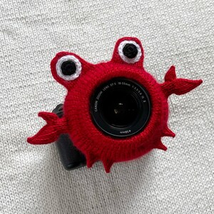 Knit Crab Camera Buddy - Camera Buddies, Shutter Buddy, Shutter Buddies ...