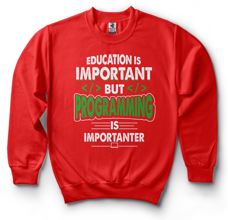 Programming Sweatshirt Funny Programmer Fleece Sweater - Etsy