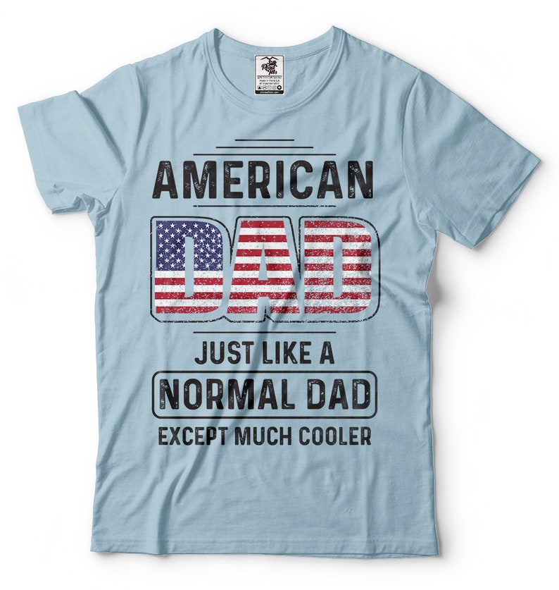 American Dad T-shirt Father's Day Gift Funny Dad Daddy | Etsy