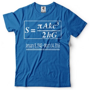 Stephen Hawking T-shirt RIP Stephen Hawking Scientist Tee Shirt - Etsy