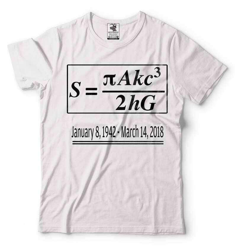 Stephen Hawking T-shirt RIP Stephen Hawking Scientist Tee - Etsy