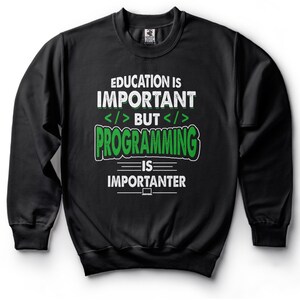 Programming Sweatshirt Funny Programmer Fleece Sweater - Etsy