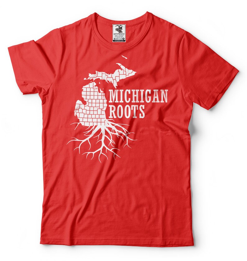 Michigan Roots T-shirt Michigan State Patriotic Birthday Gift - Etsy