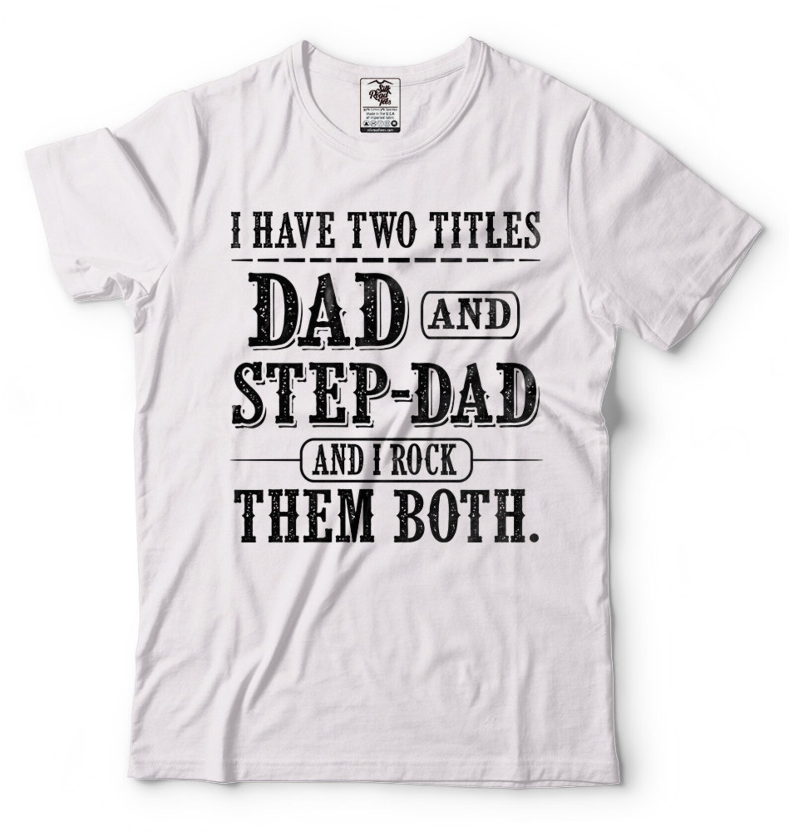 Step Dad T-shirt Funny Dad Step Father Step Dad Father's - Etsy