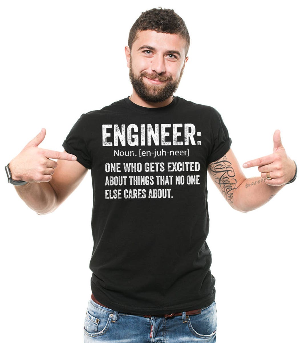 Engineer T-shirt Funny Engineer Definition Occupation Profession Tee ...