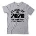 Graduation T-shirt Funny Class of 2020 Cool T-shirt - Etsy