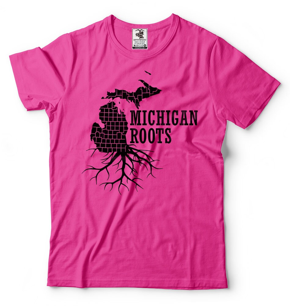 Michigan Roots T-shirt Michigan State Patriotic Birthday Gift - Etsy