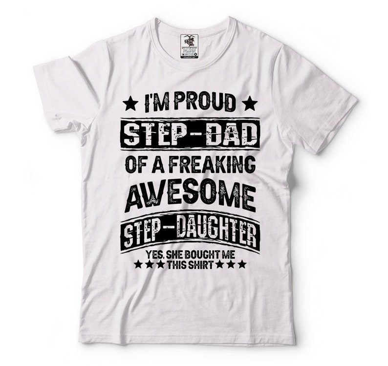 Proud Step Dad T-shirt Funny Step Dad Father's Day Gift - Etsy