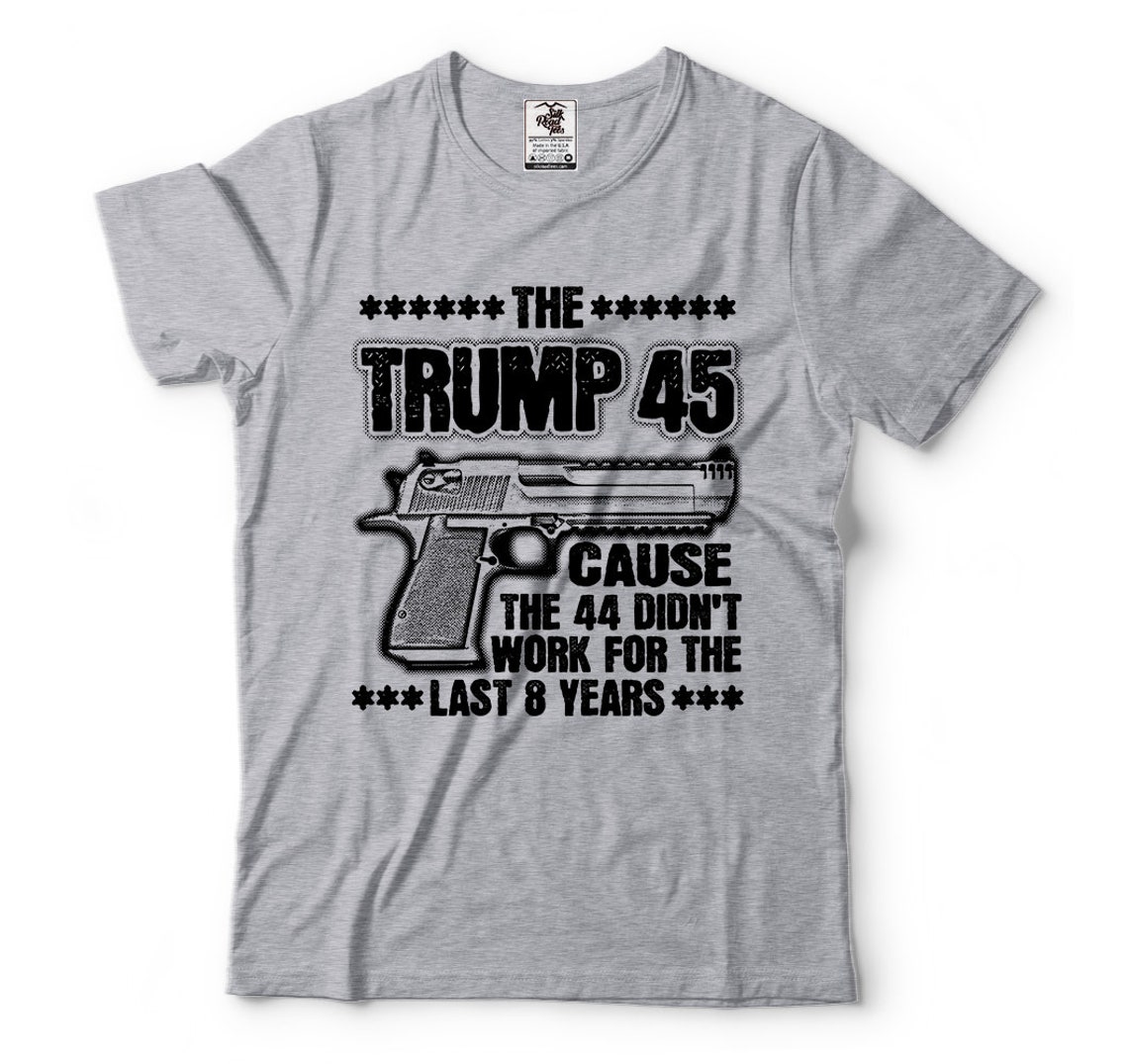 Trump 45 T-Shirt Trump Support Political election Day 2024 | Etsy
