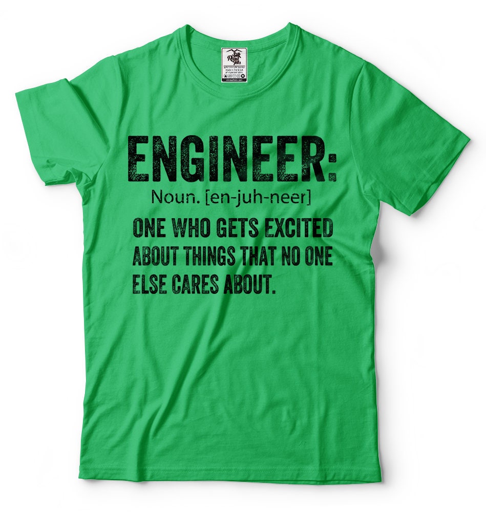 Engineer T-shirt Funny Engineer Definition Occupation - Etsy