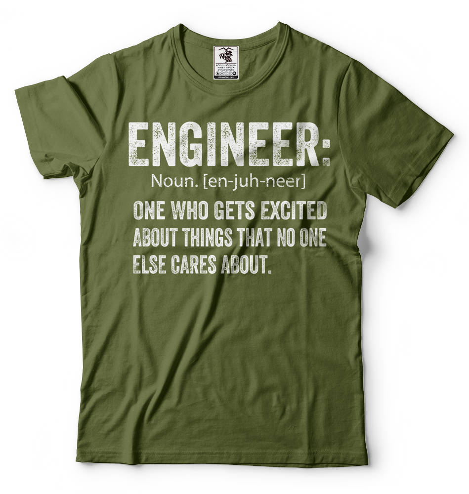 Engineer T-shirt Funny Engineer Definition Occupation - Etsy