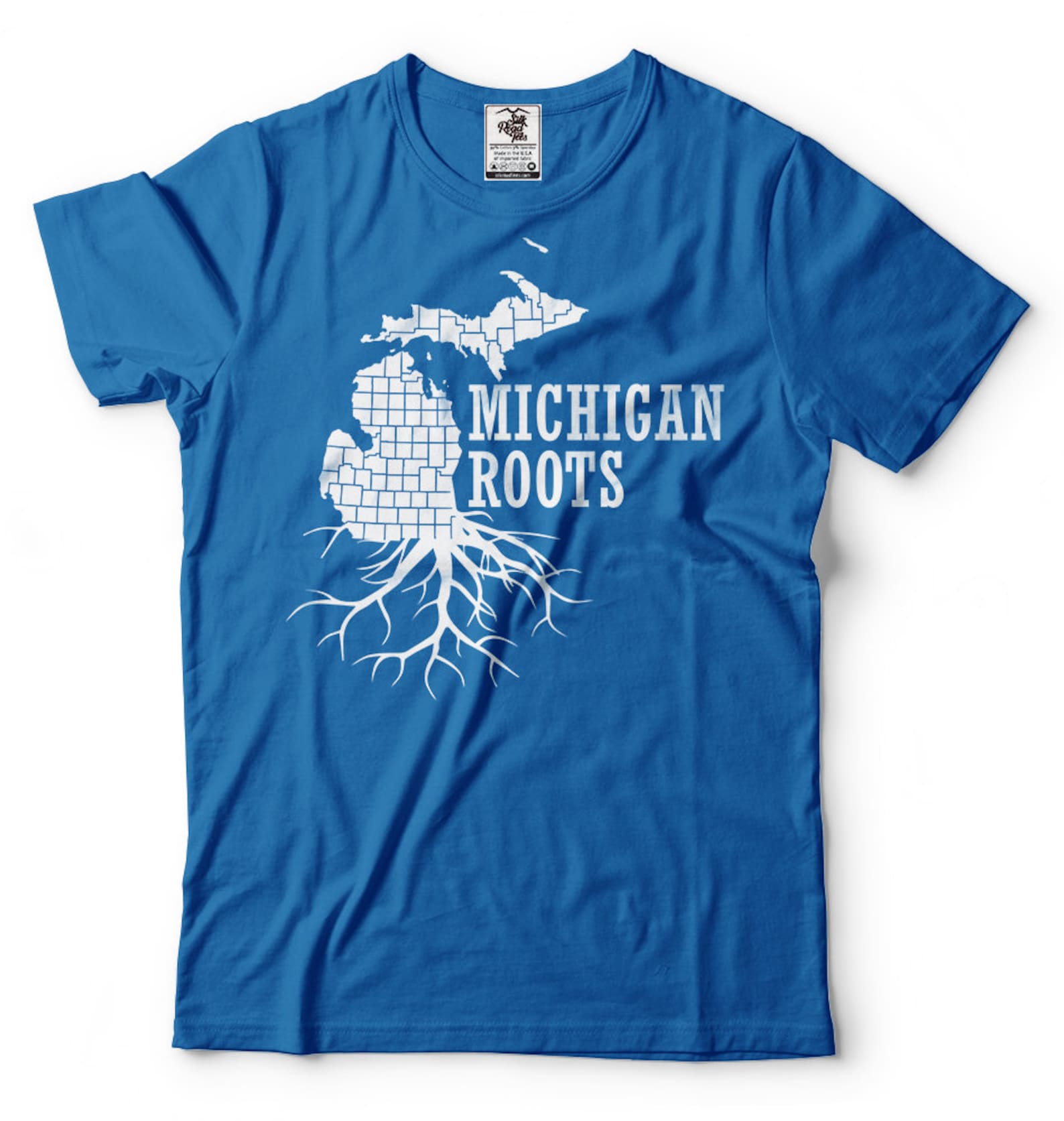 Michigan Roots T-Shirt Michigan State Patriotic Birthday Gift | Etsy
