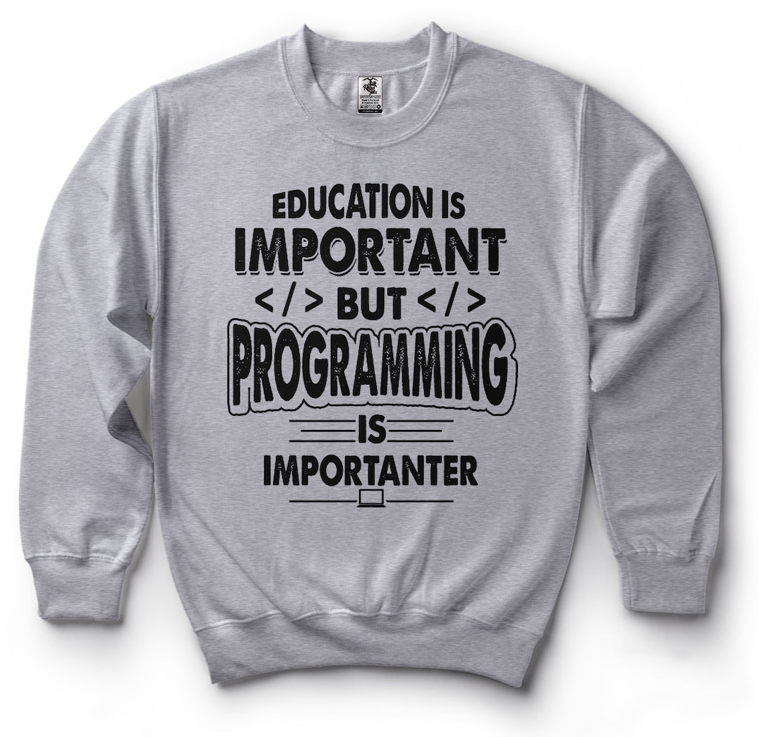 Programming Sweatshirt Funny Programmer Fleece Sweater - Etsy