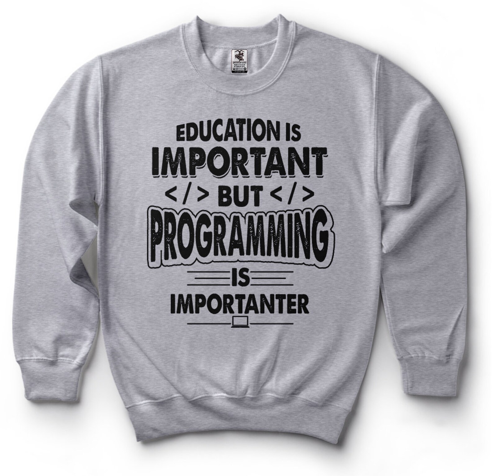 Programming Sweatshirt Funny Programmer Fleece Sweater - Etsy