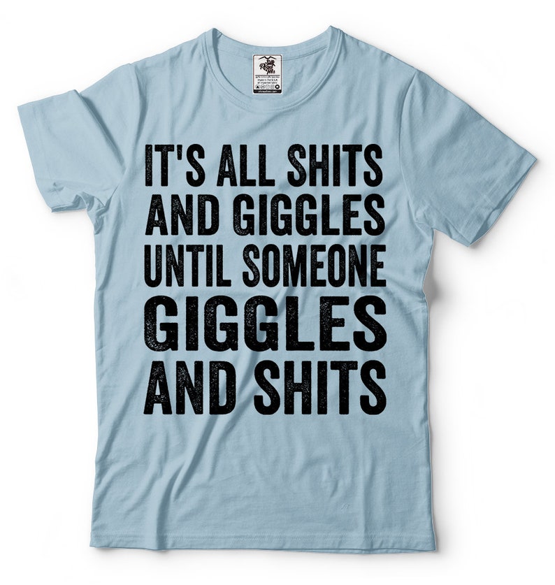 Funny T-shirt Giggles Graphic Humor Sarcastic Tee Shirt - Etsy