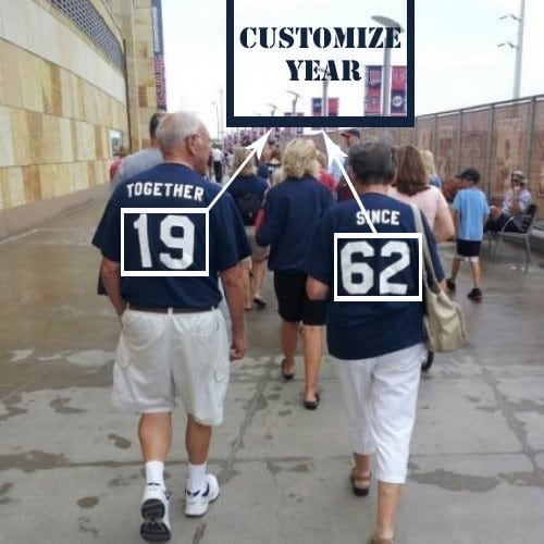 TOGETHER SINCE Custom Couples T-shirts Anniversary & Wedding - Etsy