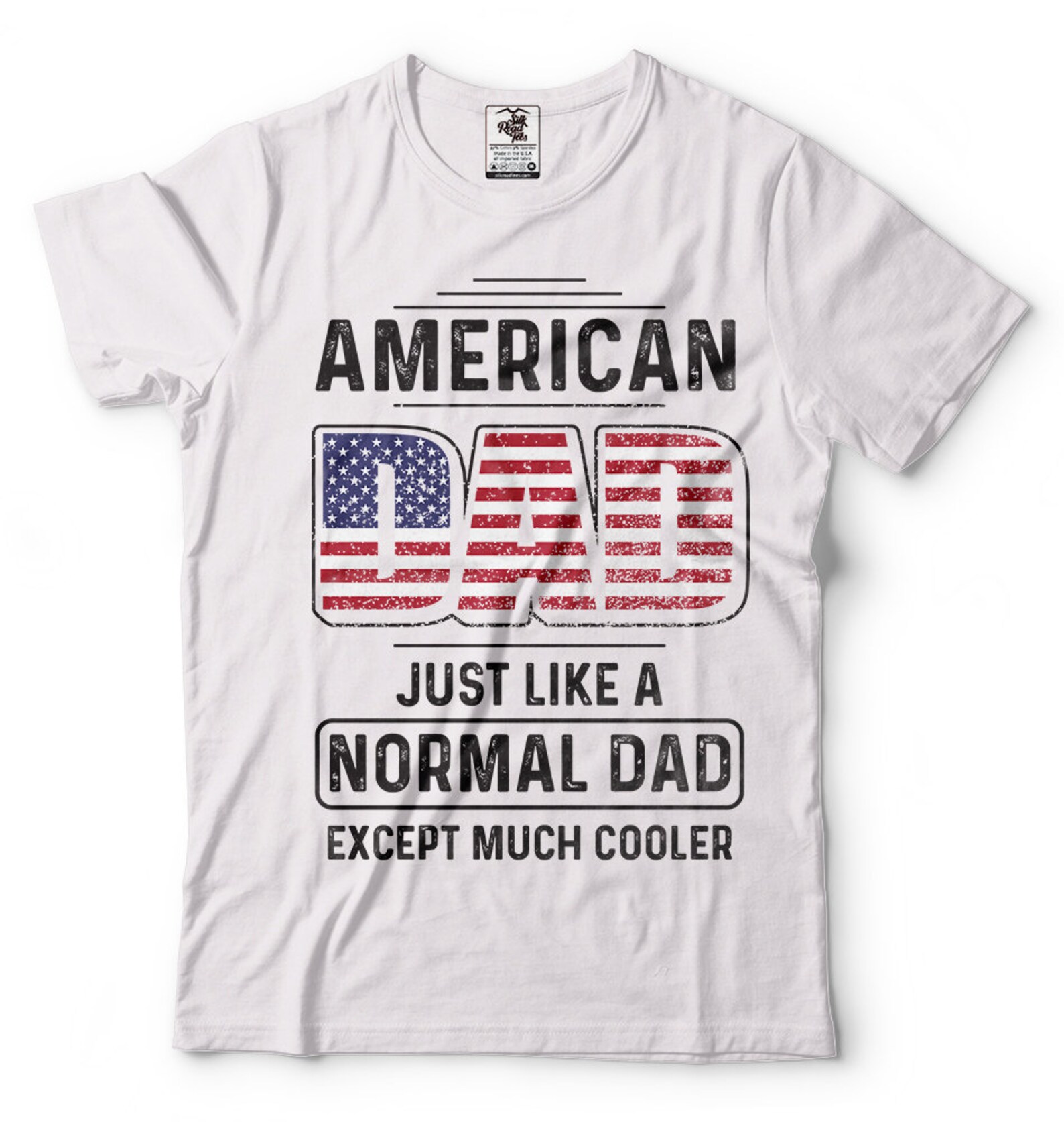 American Dad T-shirt Father's Day Gift Funny Dad Daddy | Etsy