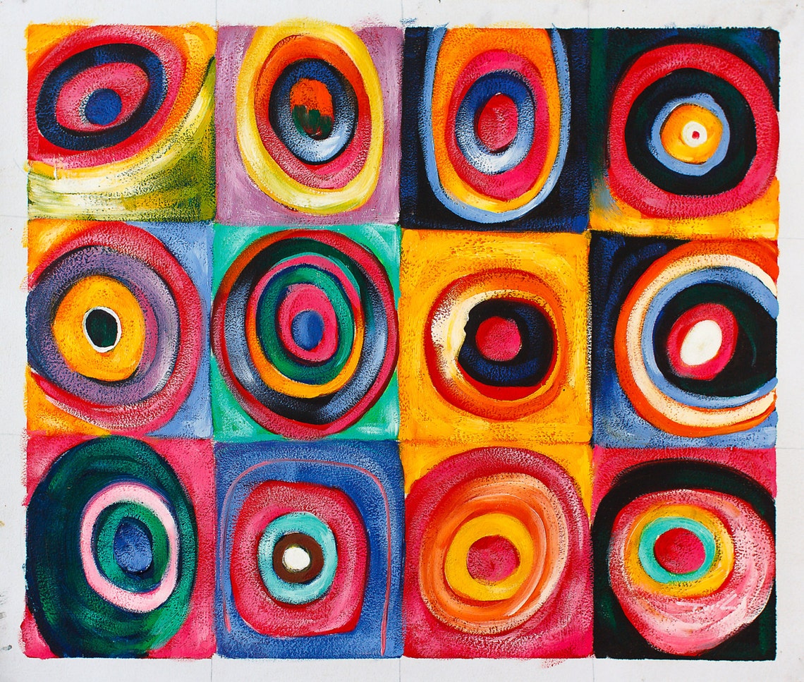 Abstract D -- Original Oil Painting on Canvas -- 20 X 24 - Etsy