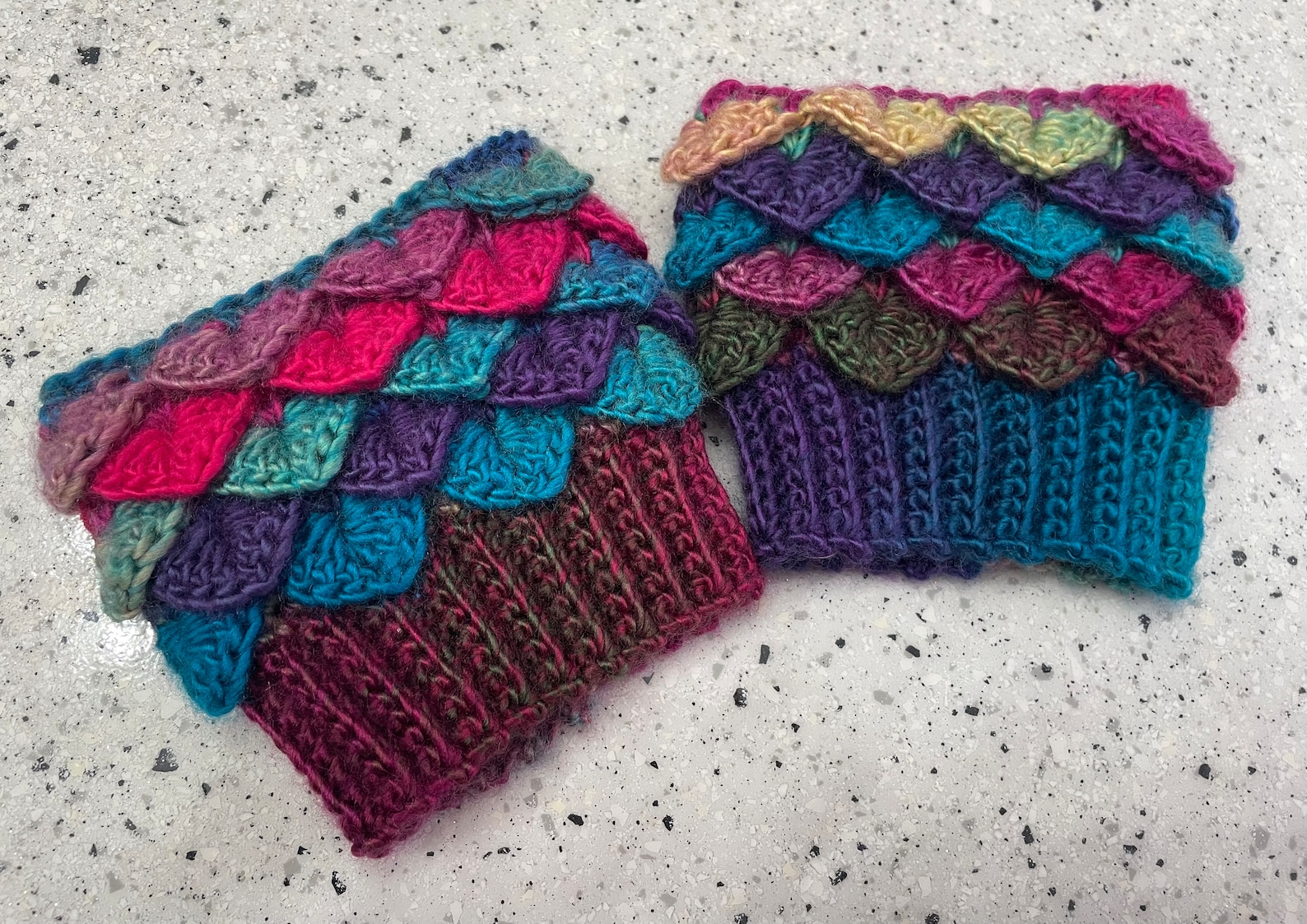 Dragon Scale Boot Cuffs/boot Toppers/boot Socks/crochet Boot - Etsy