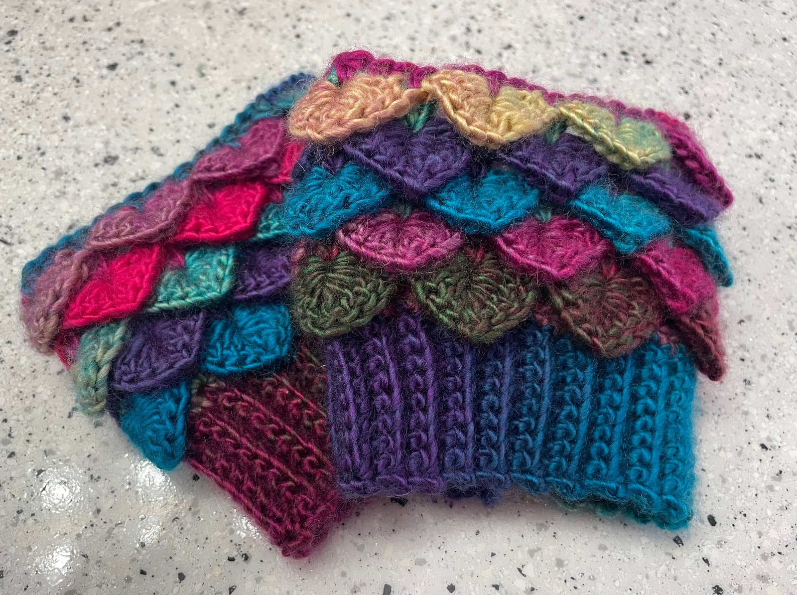 Dragon Scale Boot Cuffs/boot Toppers/boot Socks/crochet Boot - Etsy